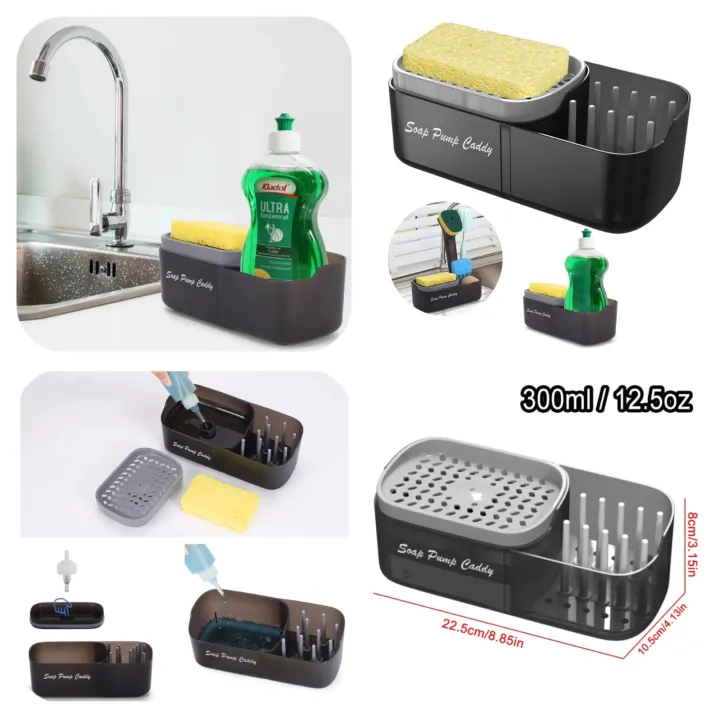 Detergent Press Dispenser Kitchen Cleaning Tools Dishwashing Liquid ...