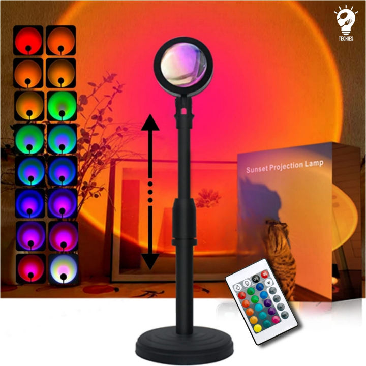 Sun set lamp Sunset Lamp with Remote Control,Sunset Projection Lamp ...