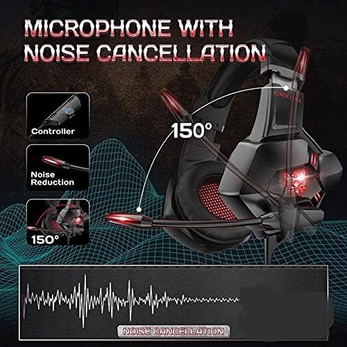 Original High Quality ONIKUMA K11 Gaming Headset, PC Gaming Stereo ...