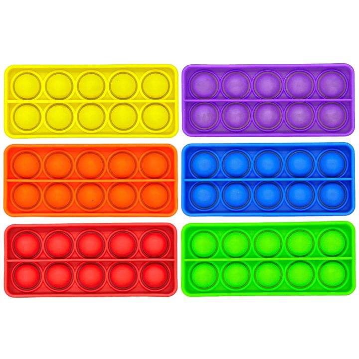 HiStrawberry 6pcs Ten Frames Pop Math Games, Math Manipulatives Pop ...