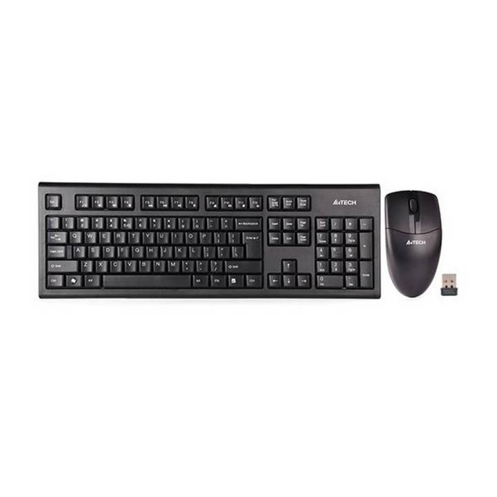 A4Tech 3100N Wireless Gaming Keyboard n Mice | Daraz.pk