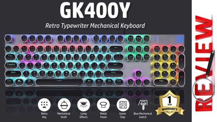 HP GK400Y RGB Mechanical Gaming Keyboard gk400y Gaming Keyboard Rainbow ...