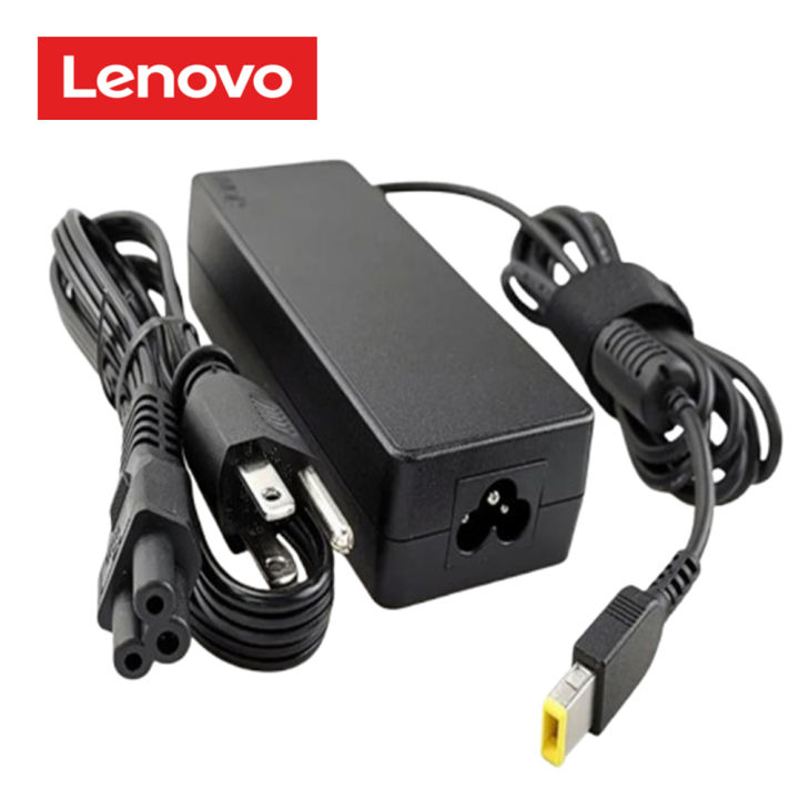 Lenovo Laptop Charger 45W | 20V 2.25A | Square Tip (Rectangular Pin ...