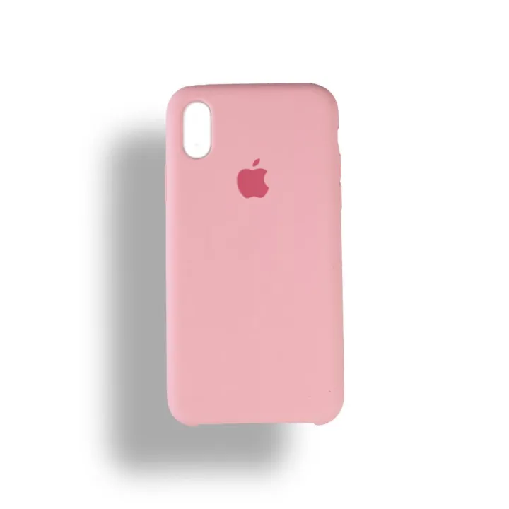 iPhone XS Max Silicone Case with Apple Logo – Durable, Shockproof, Slim ...