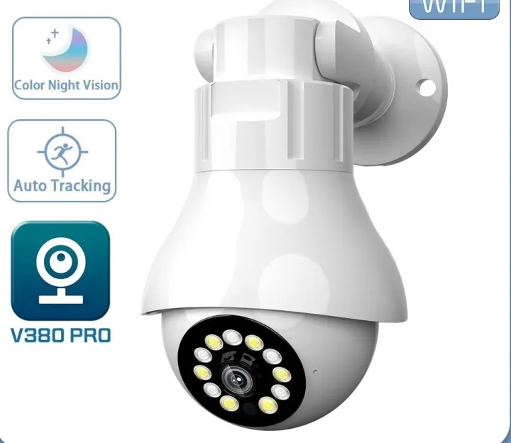 Wireless IP Camera 360 view Rotatable, HD WiFi CCTV Surveillance Camera ...