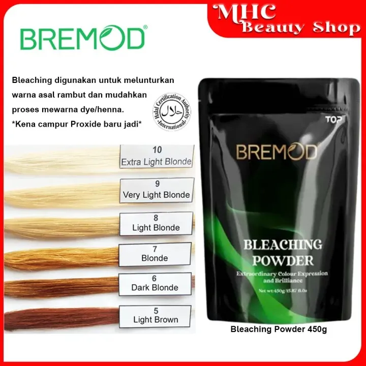 Bremod Extraordinary Color Expression Bleaching Powder 30g, 450g ...