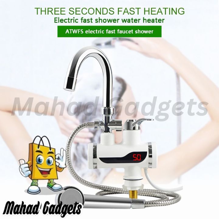Instant Electric Faucet Tap with LED Display, 2000W Fast Heating ...