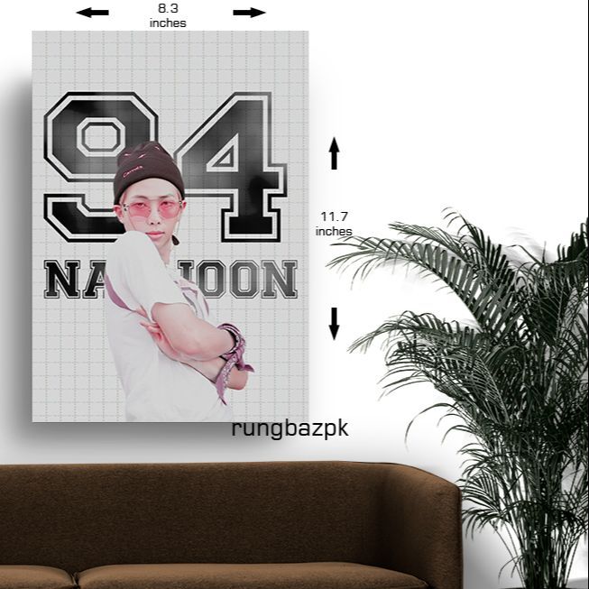 RM Kim Nam-joon Bts Poster | Daraz.pk