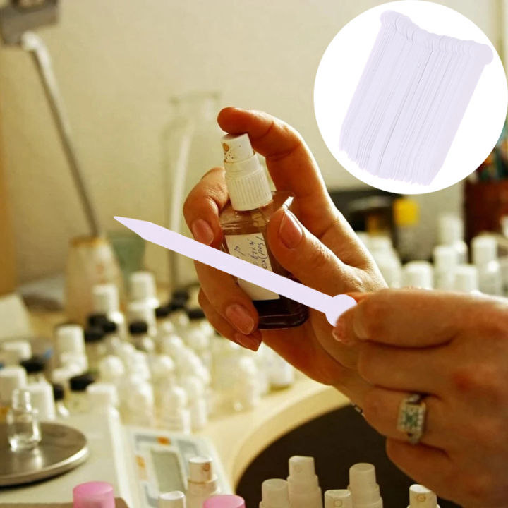 100Pcs Oils Testing Strip Aromatherapy Tester Paper Perfume Test Paper ...