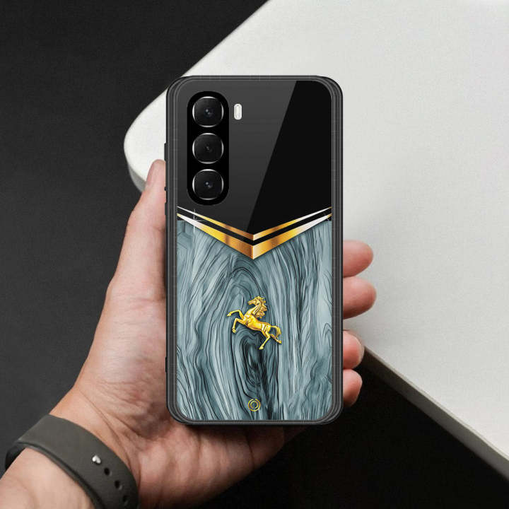 Infinix_ Hot 60i 4G Cover - Majestic Royal V Design - HQ Ultra Shine ...