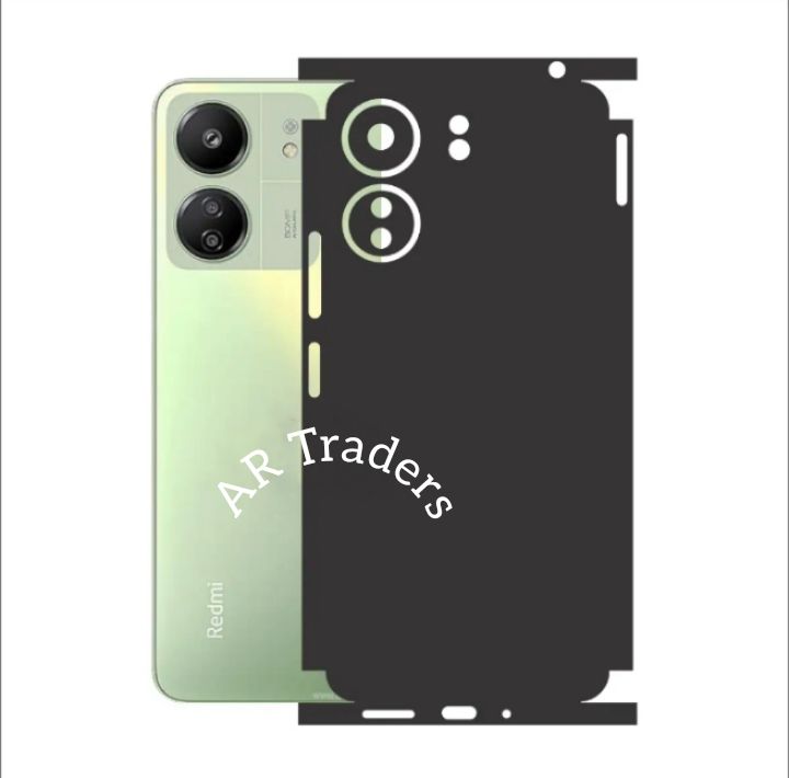 REDMI 13C FULL BACK 360 premium Protection Skin Wrap full cover Premium ...