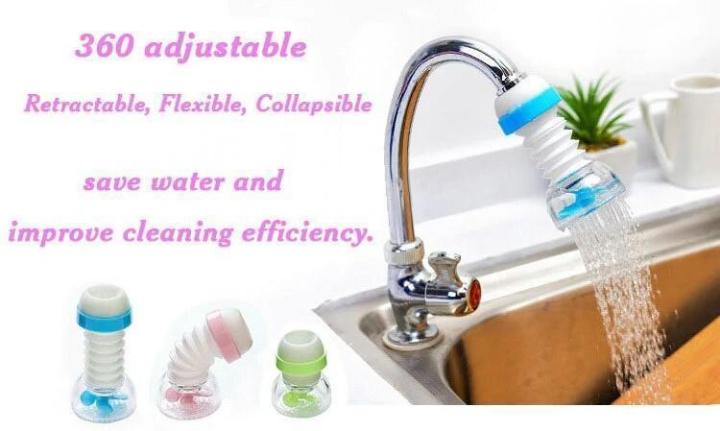 Universal Fan Faucet for Kitchen Sink & Wash Basin 360 Degree Water ...