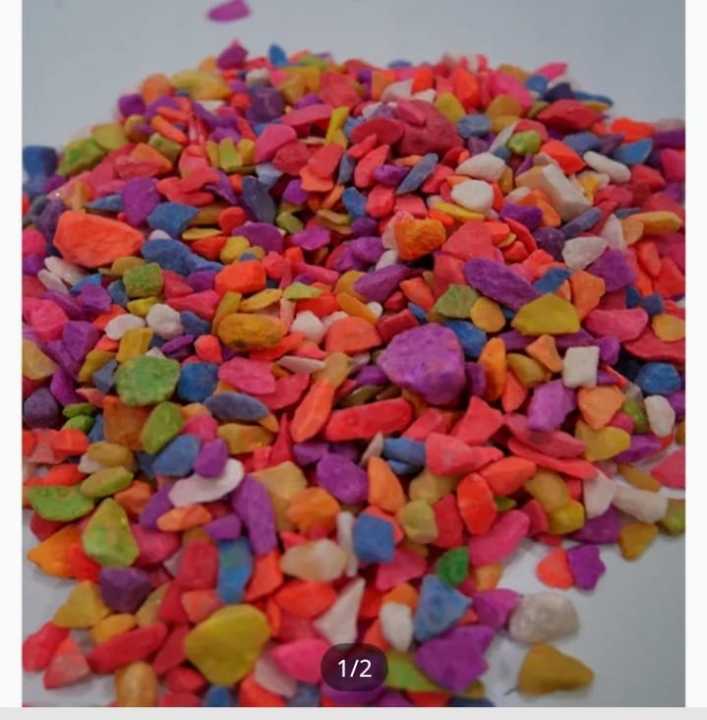 Fish Aquarium Colorful Stones (200) Gram Pack Rainbow Mix Fish Tank ...