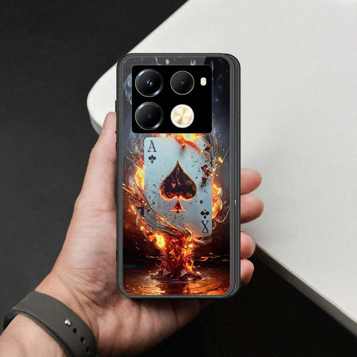Infinix_ Note 40 Pro Cover - Ace of Fire Rising Star Design - HQ Ultra ...