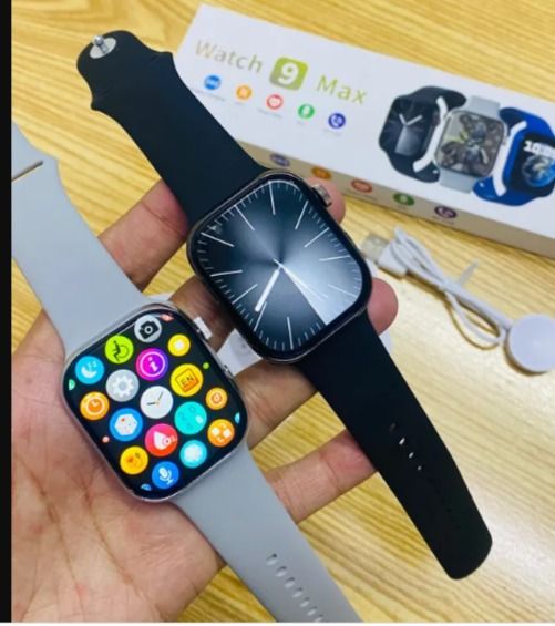 Watch 9 Max Smart Watch - Series 9 - Full Edge HD Display - Bluetooth ...