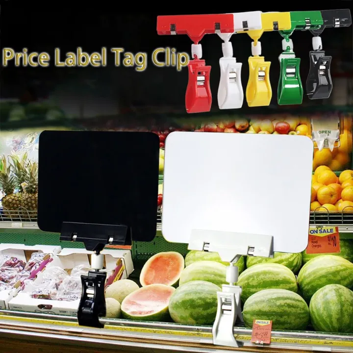 Portable 360° Rotation Price Label Tag Clip Multifunctional Large ...