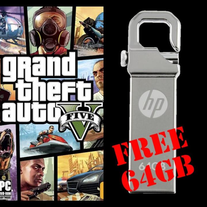 GTA V in 64 GB USB Grand Theft Auto V PC | Daraz.pk