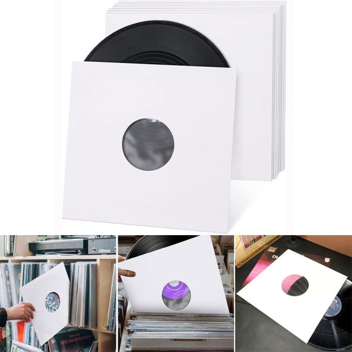 New White Vinyl Records Sleeve 7/10/12inch Resealable Record Protection ...