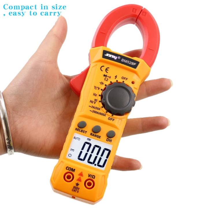 SZBJ BM528D High Precision AC Power Factor Digital Clamp Meter | Daraz.pk