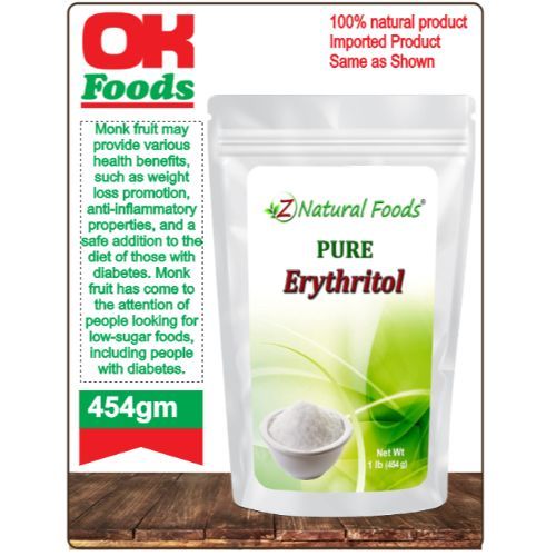 Erythritol - 1 lb (113 servings) Zero Calorie Natural Sweetener - Low ...
