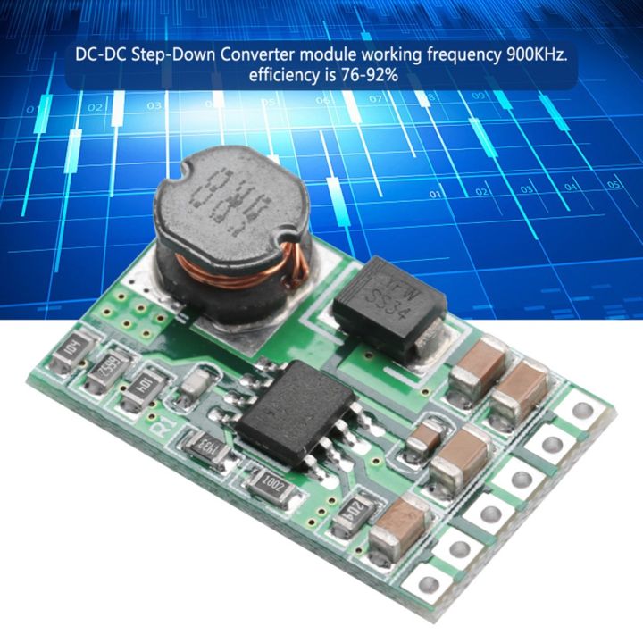 Efficient 3.5A DC-DC Converter Module 3.7V/5V/9V/12V Stable Output Step ...