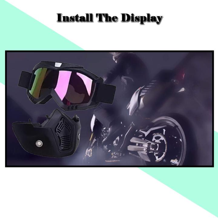 Face Helmet Mask for Bike Riders with Glasses | Anti Dust Masks for ...