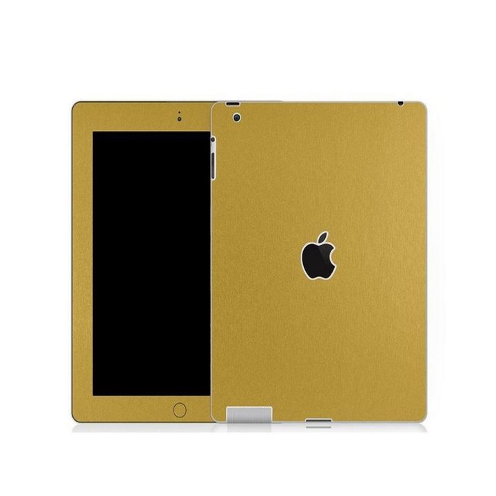 IPAD 3rd Gen Gold Brushed Metal Texture Skin | Daraz.pk