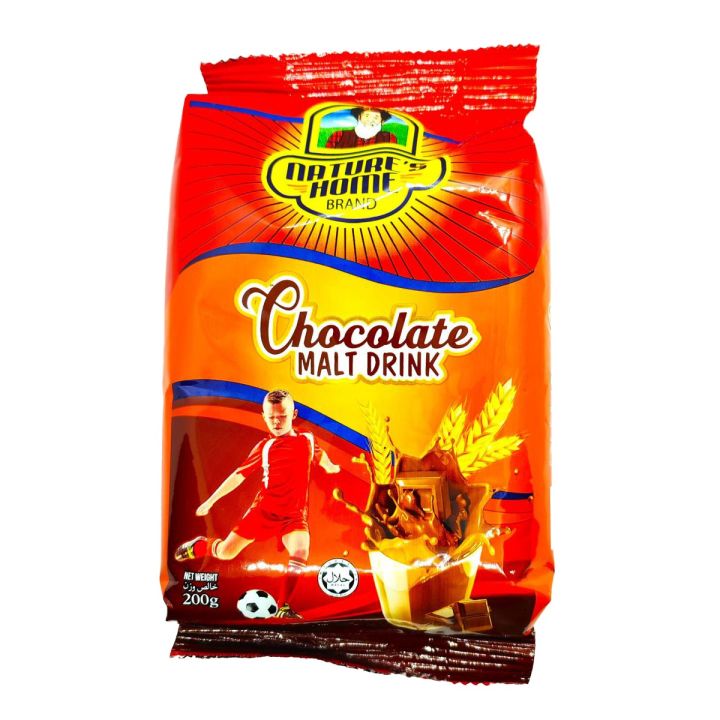 Natures Home Chocolate Malt Drink 200g powder – Instant Energy Booster ...