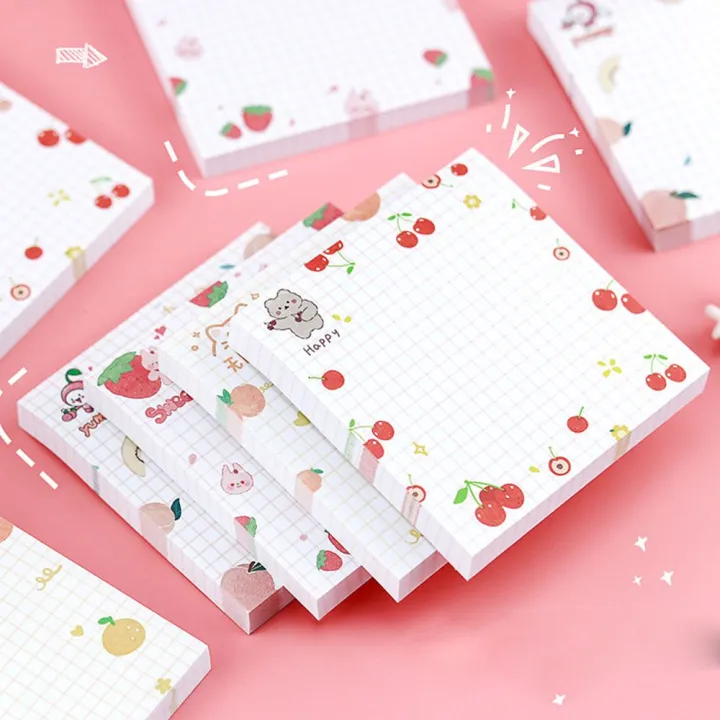 Cherry Strawberry Memo Note Scrapbooking Writing Pads Handbook Decor ...