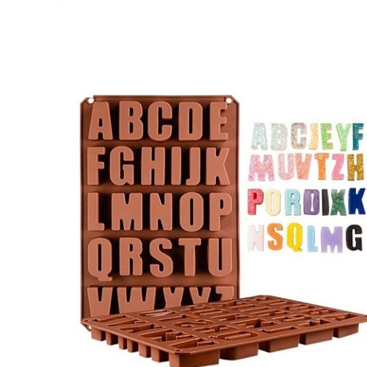Big Alphabet Silicone Chocolate And Candy Mold A To Z | Daraz.pk