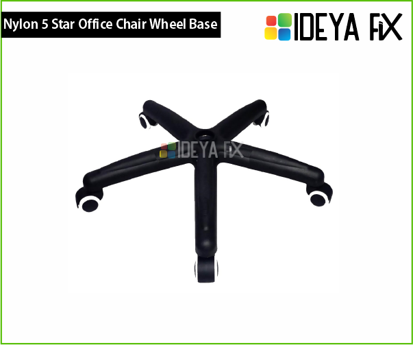 Nylon 5 Star Office Chair Wheel Base | Daraz.pk