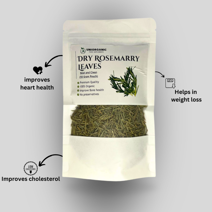 dry RoseMary Leaves Organic 50 Gram | Daraz.pk