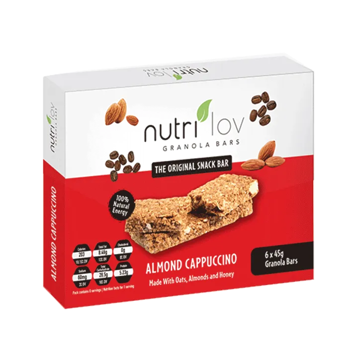 Nutri Lov Almond Capucino 6 Bars | Daraz.pk
