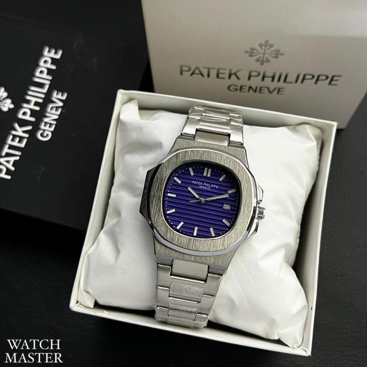 Patek Philippe Nautilus Inspired Men's Watch - Stainless Steel ...