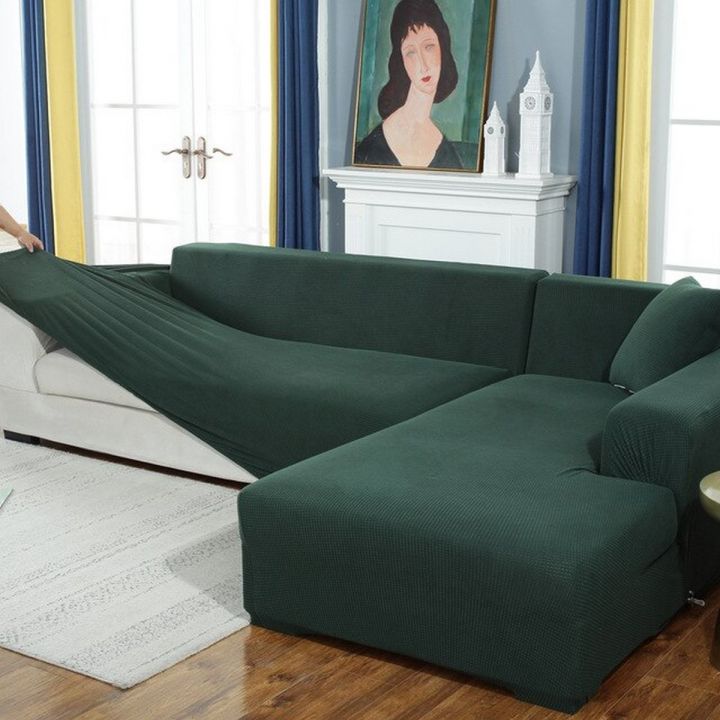 L Shape Fitted Sofa Cover 3+4 Seater King Size Export Quality High ...