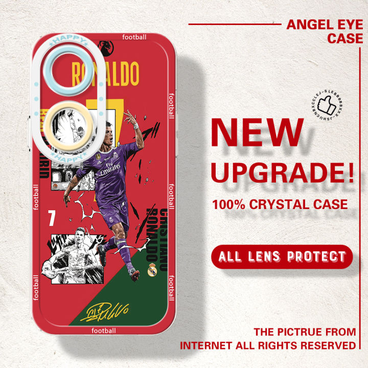 YYDS for Honor X7B Back Cover Cartoon Football Star Transparent Crystal ...