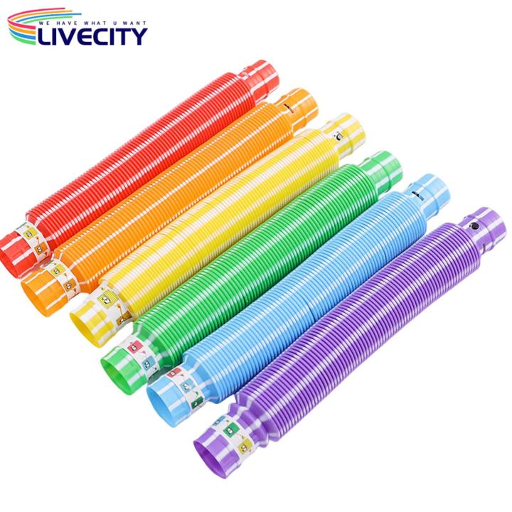 Fidget Pipe Toy Stretchable Kids Fidget Telescopic Pipe Sensory Toy ...