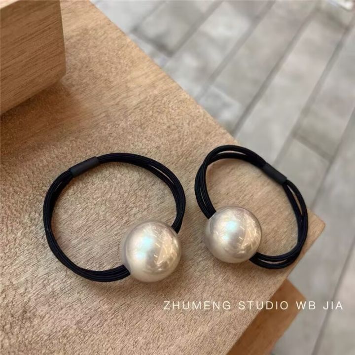 A big one ~ 2025 new minimalist pearl headband, scrunchie, hair band ...