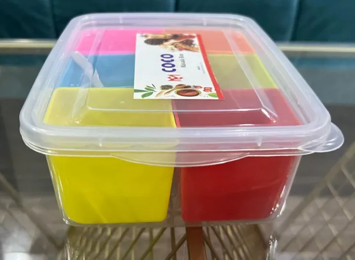 Coco Masala 6 Portion Spice Storage Box – Airtight Kitchen Container ...