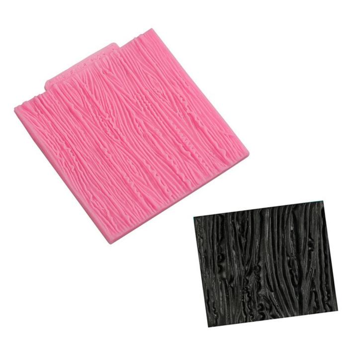 Tree Bark Texture Wood Pattern Mat Fondant Silicone Mould Cake Decor ...