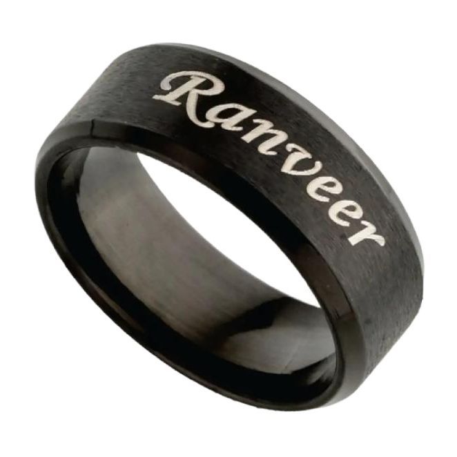 CUSTOMIZED NAME RING PERFECT GIFT TO SEND NAME Ring Challa Stainless ...
