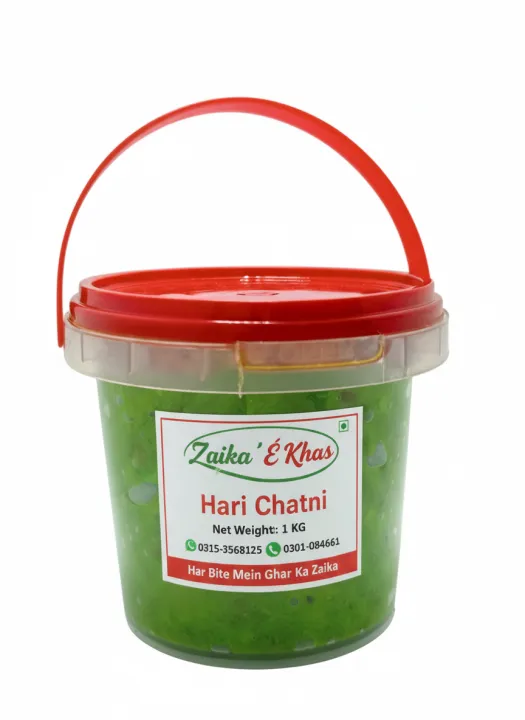 Hari Chatni 1KG – Fresh & Spicy Green Chutney | Homemade Taste | Mint ...
