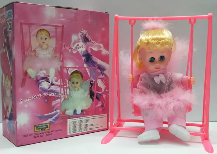Swing Angel Doll with Music, Dancing, Rotating and 3D Lighting, DISNEY ...