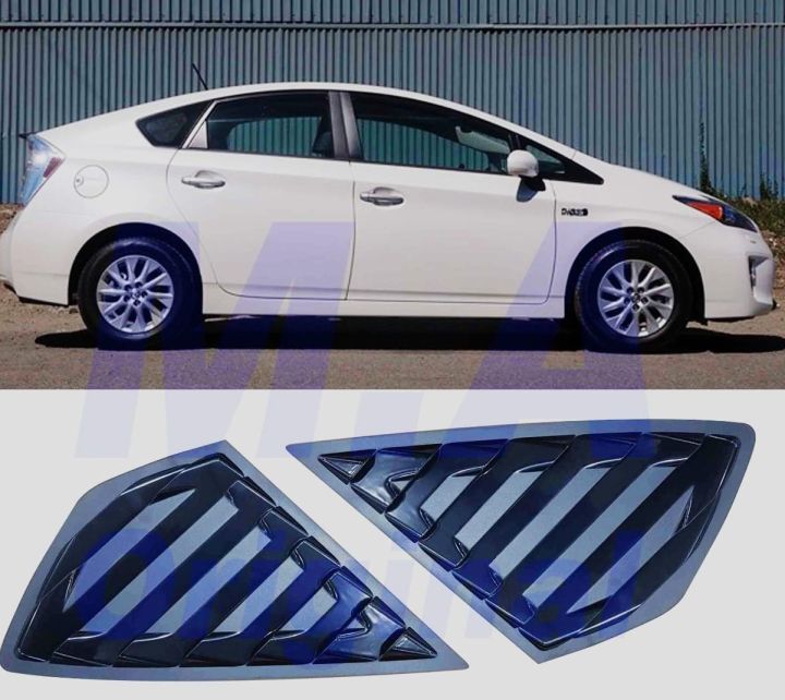 Toyota Prius Model (2012 To 2017) Rear window Quarter Louver ,Rear Side ...