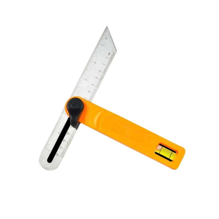 Ingco Angle Square Ruler with Level 7" | Daraz.pk