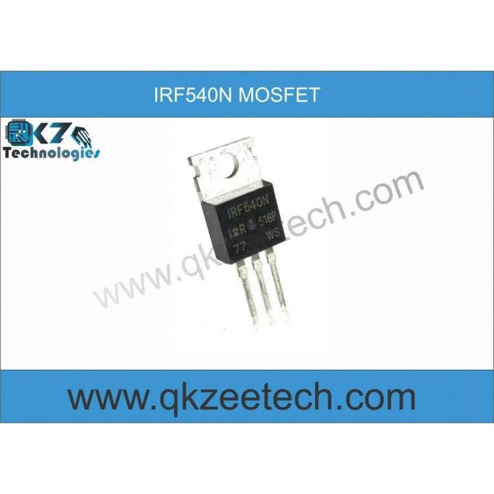 IRF540 Power MOSFET N-channel 100V 27A (Pack of 2) | Daraz.pk