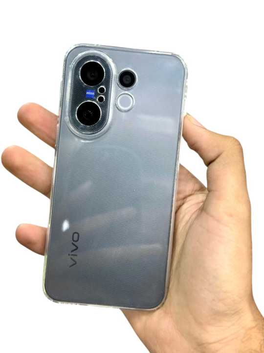 Vivo X200 FE Transparent Cover | Ultra Thin Soft TPU Silicone Back Case | Slim Dust Proof ...