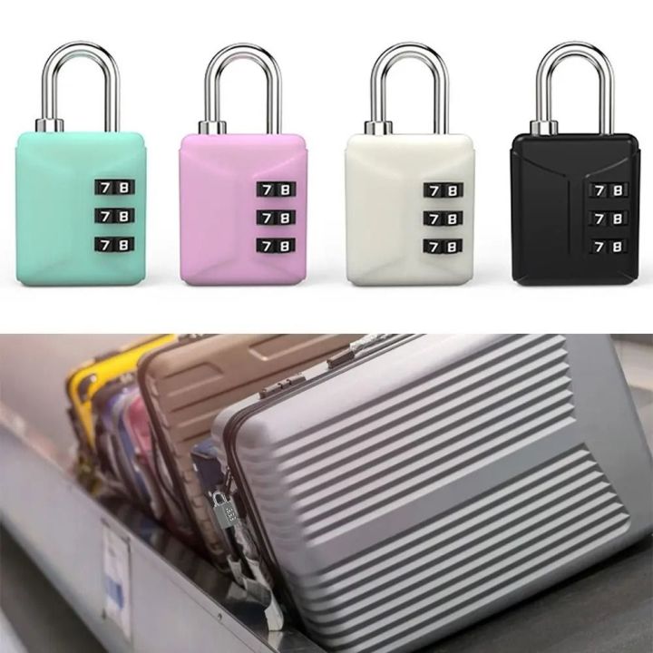 Portable 3 Dial Digit Suitcase Combination Lock Waterproof Anti-theft ...