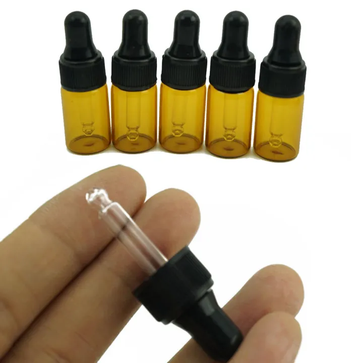 Liquid Reagent Bottle Leak-Proof Glass Eye Dropper Reagent Glass Bottle ...