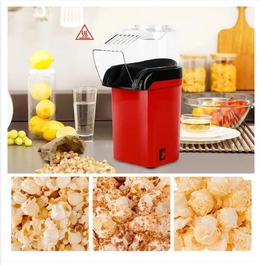 Popcorn Makers 1200W Fully Automatic Household Mini Efficient Electric ...